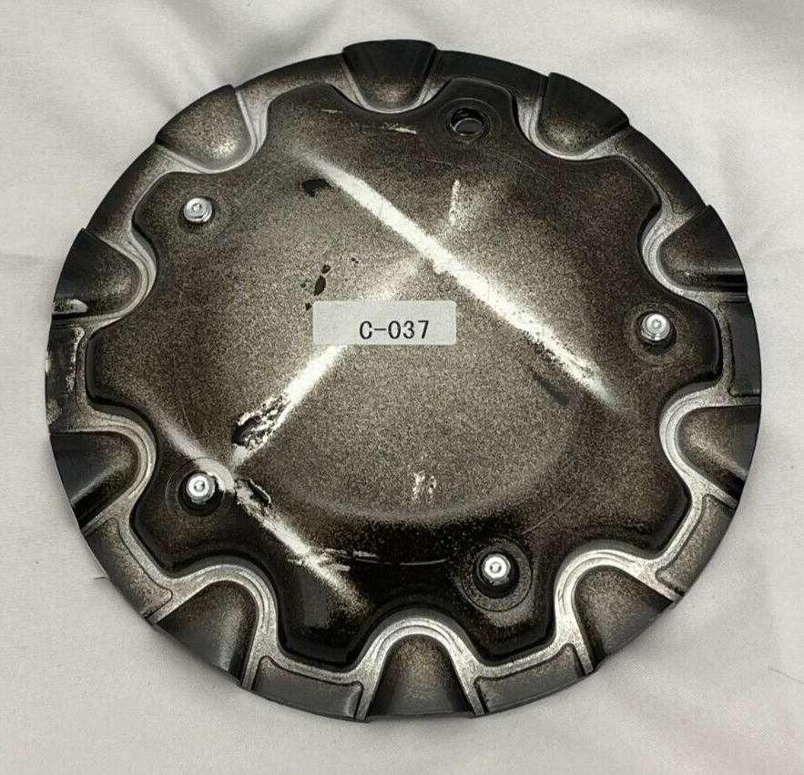 STARR ALLOY WHEEL 523 Decon Black and Machined Wheel Rim Center Cap C ...