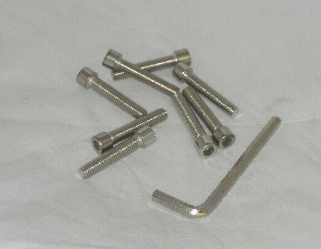 8 - BALLISTIC or INCUBUS WX05 8 LUG REPLACEMENT SCREWS FOR WHEEL RIM C ...