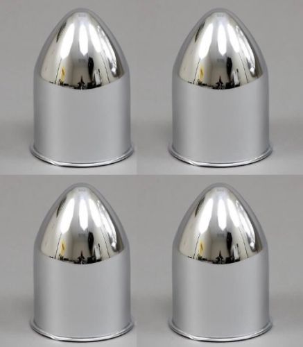 4 CAP DEAL WELD CRAGAR BULLET DOME 5 LUG WHEEL RIM CHROME CENTER CAPS ...