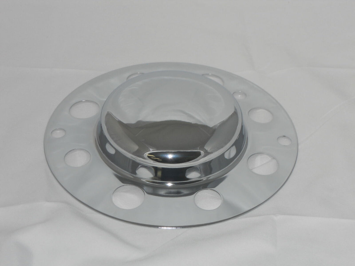 SET OF 4 DUALLY FITS SOME ALCOA EAGLE 8 LUG WHEEL CENTER CAPS CHROME N ...